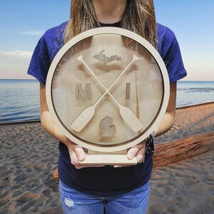 Michigan Shadow Box for Lake Superior Agates, Sea Glass, Petoskey ...