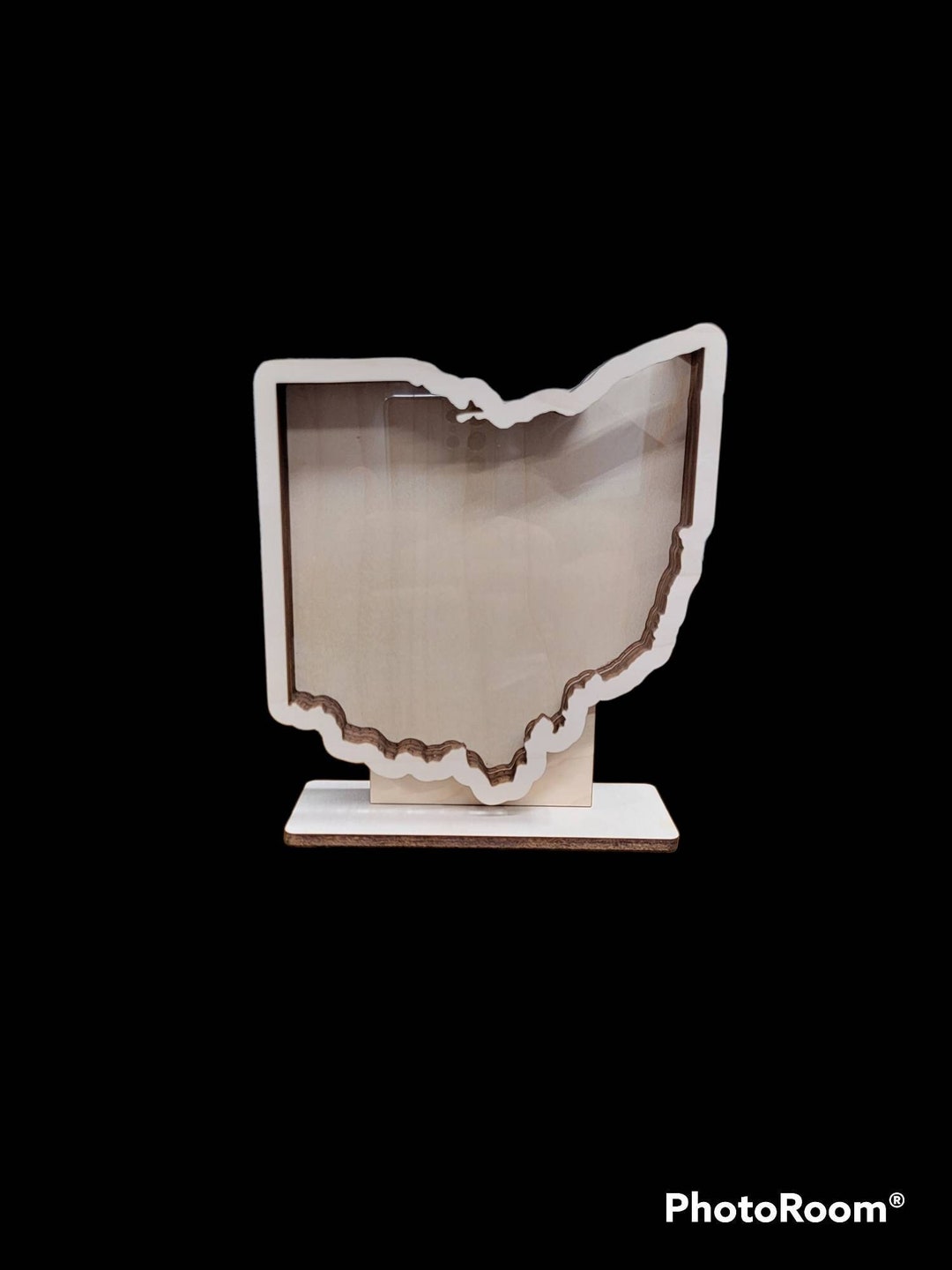 Ohio State Shadow Box for Rocks, Agates, Crystals, Gems, Beach Glass ...