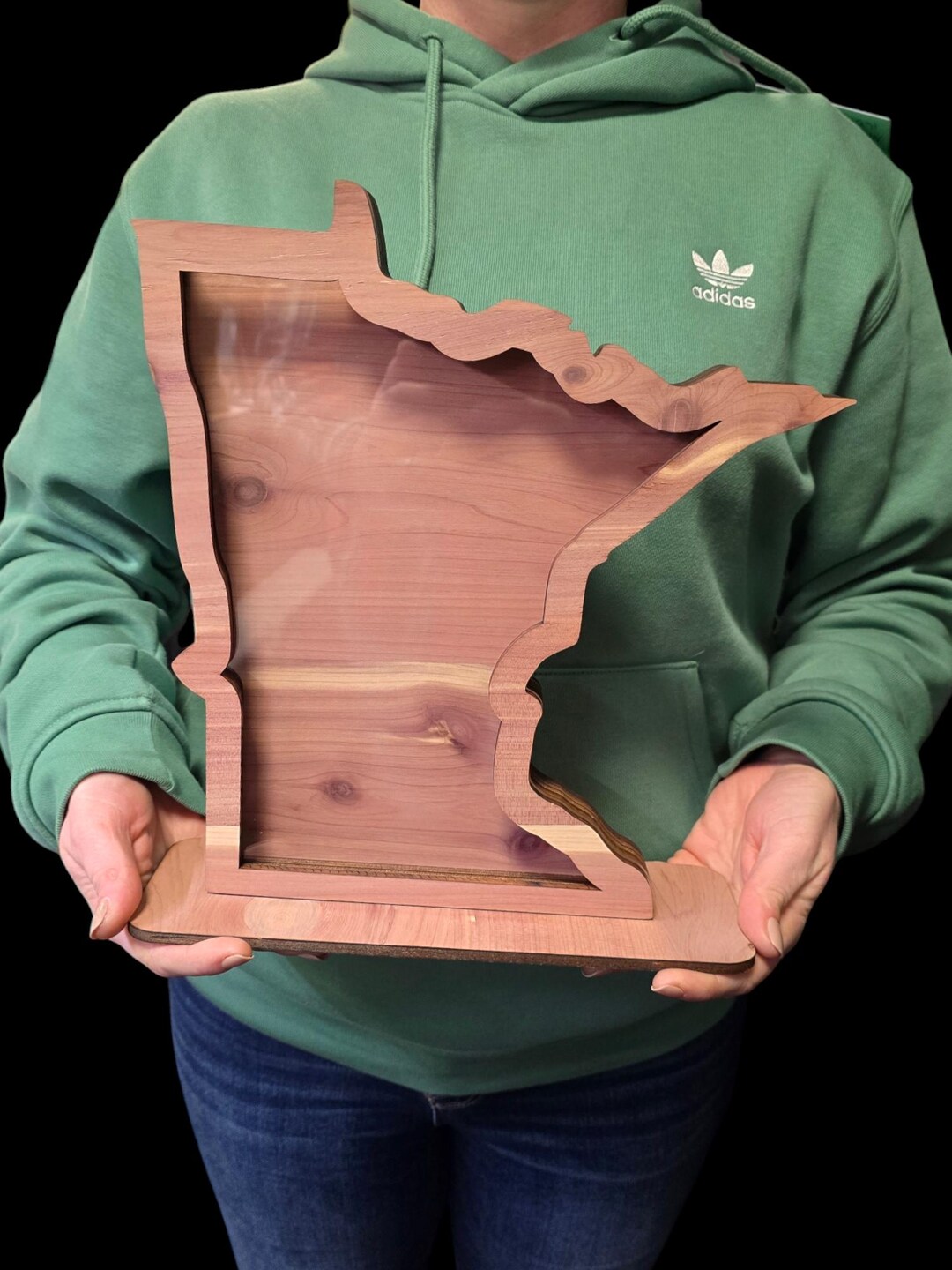 Minnesota Cedar Shadow Box: Lake Superior Keepsake Display - Etsy