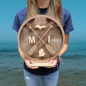 Michigan Shadow Box for Lake Superior Agates, Sea Glass, Petoskey ...