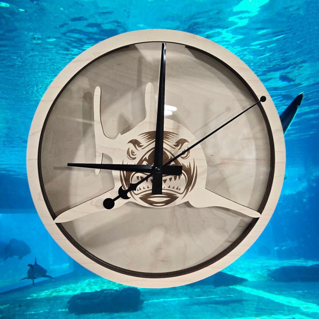 Shark Clock Made for Your Shark Teeth Collection the Creator of the ...
