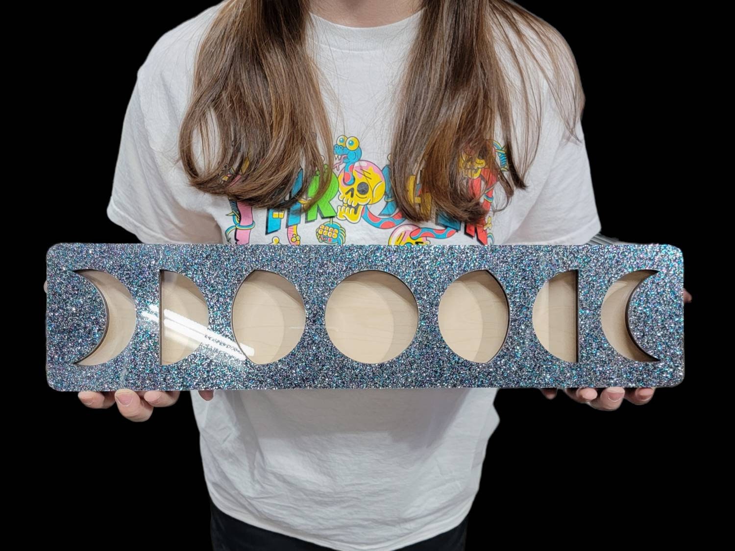 Moon Phase Shadow Box for Your Crystals Rocks Lake Superior - Etsy