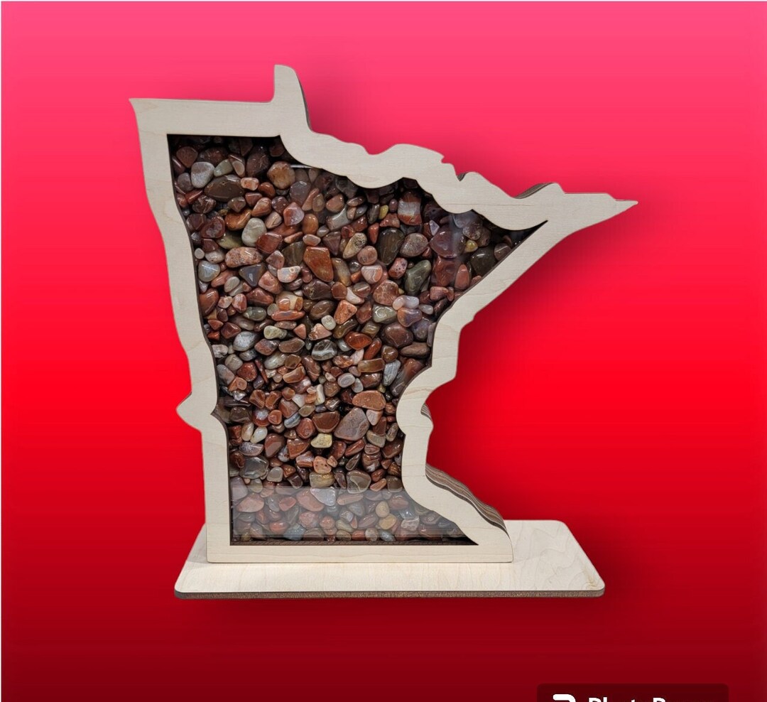 Minnesota Agate Display: Lake Superior Souvenir Shadow Box - Etsy