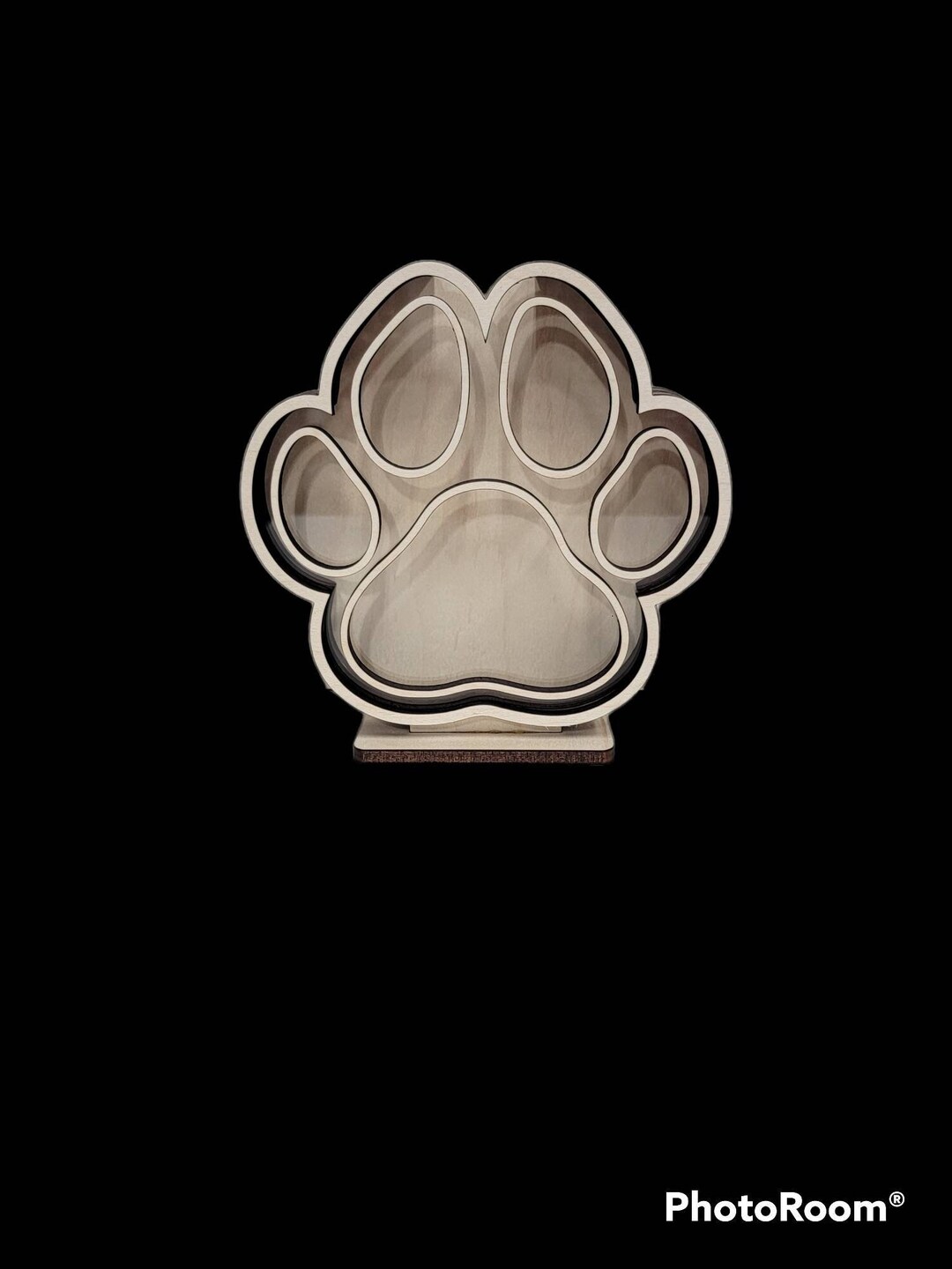 Dog Paw Shadow Box for Your Lake Superior Agates Beach Glass - Etsy