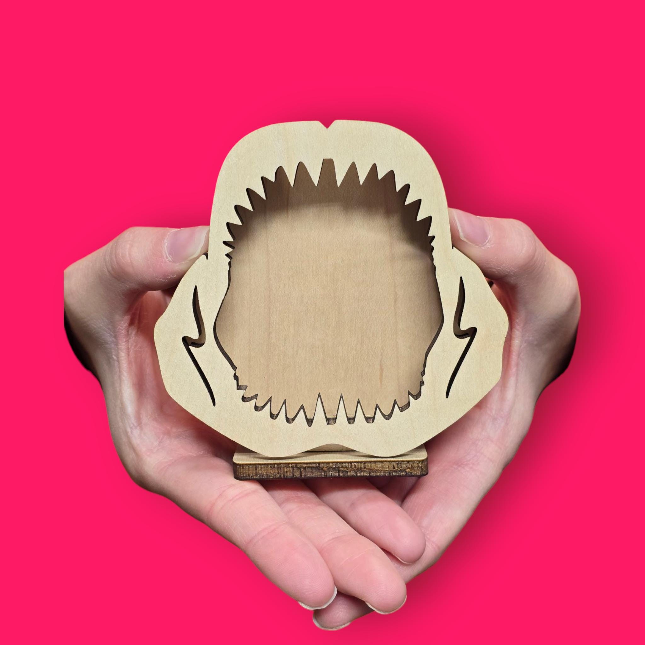 Shark Teeth Shadow Box "jaw": Shark Tooth Display - Etsy