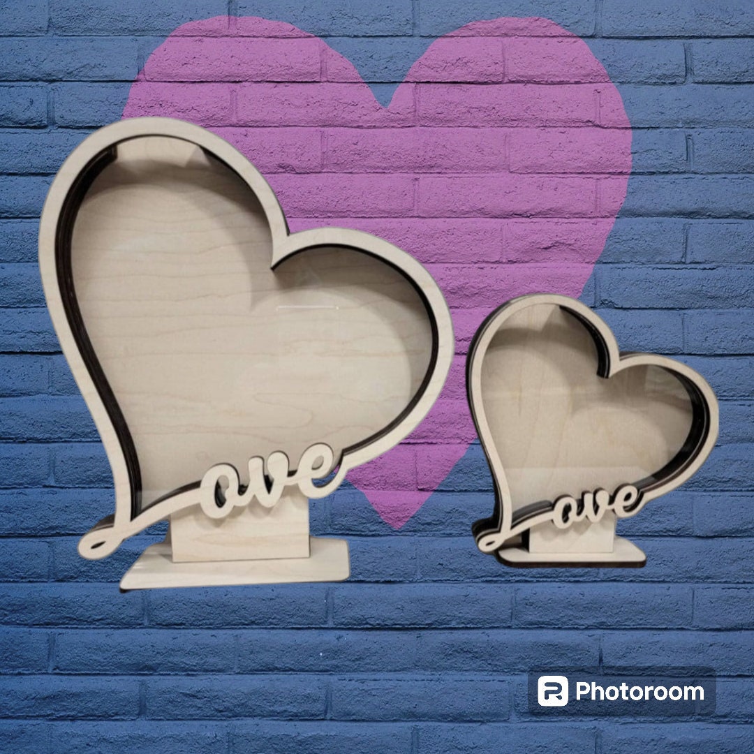 Heart Love Shadow Box for Your Lake Superior Agates, Beach Glass, Sea ...