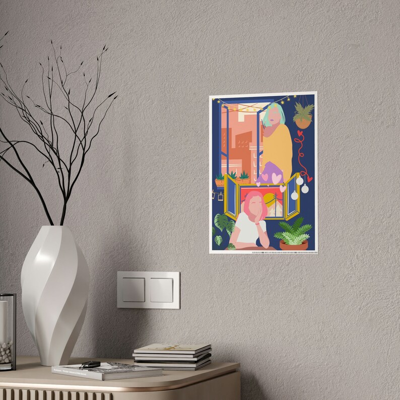 90s Retro Wlw TV Show Art Gloss Poster - Etsy