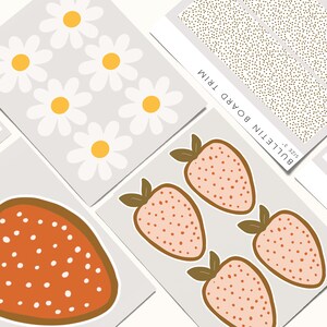 Strawberry Bulletin Board Kit, Fruity Decor | Fruit Bulletin Board ...