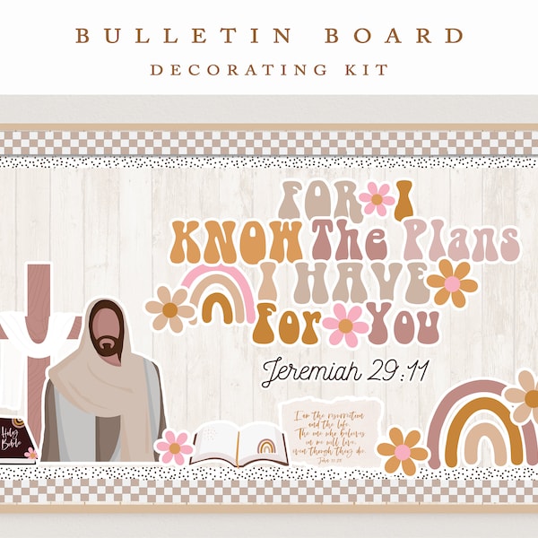 Jesus Easter Bulletin Board - Etsy