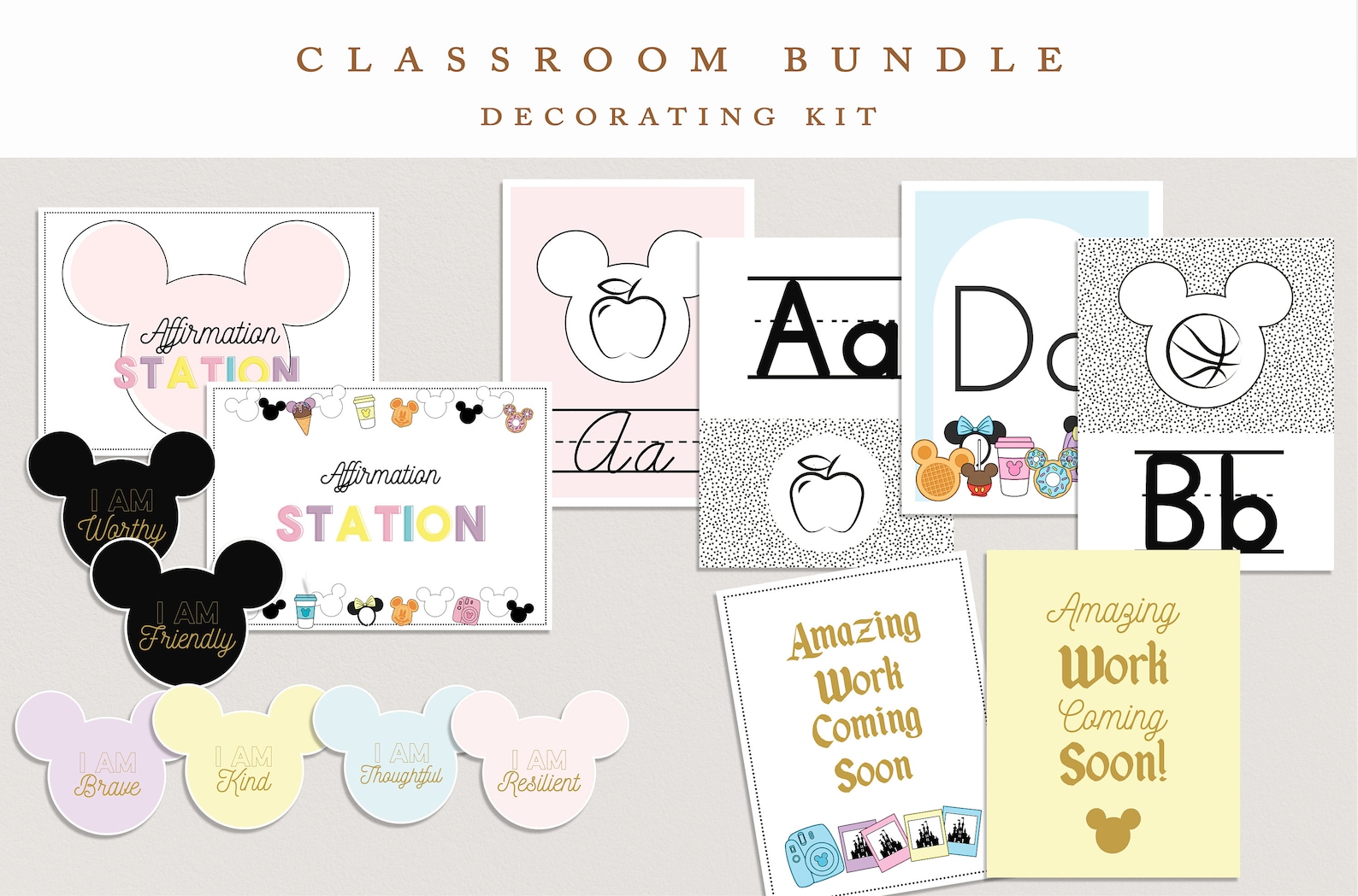 Disney classroom decor - Etsy