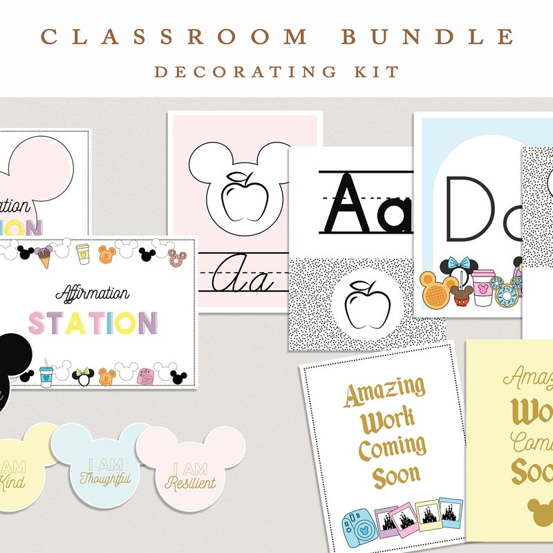 Disney classroom decor - Etsy