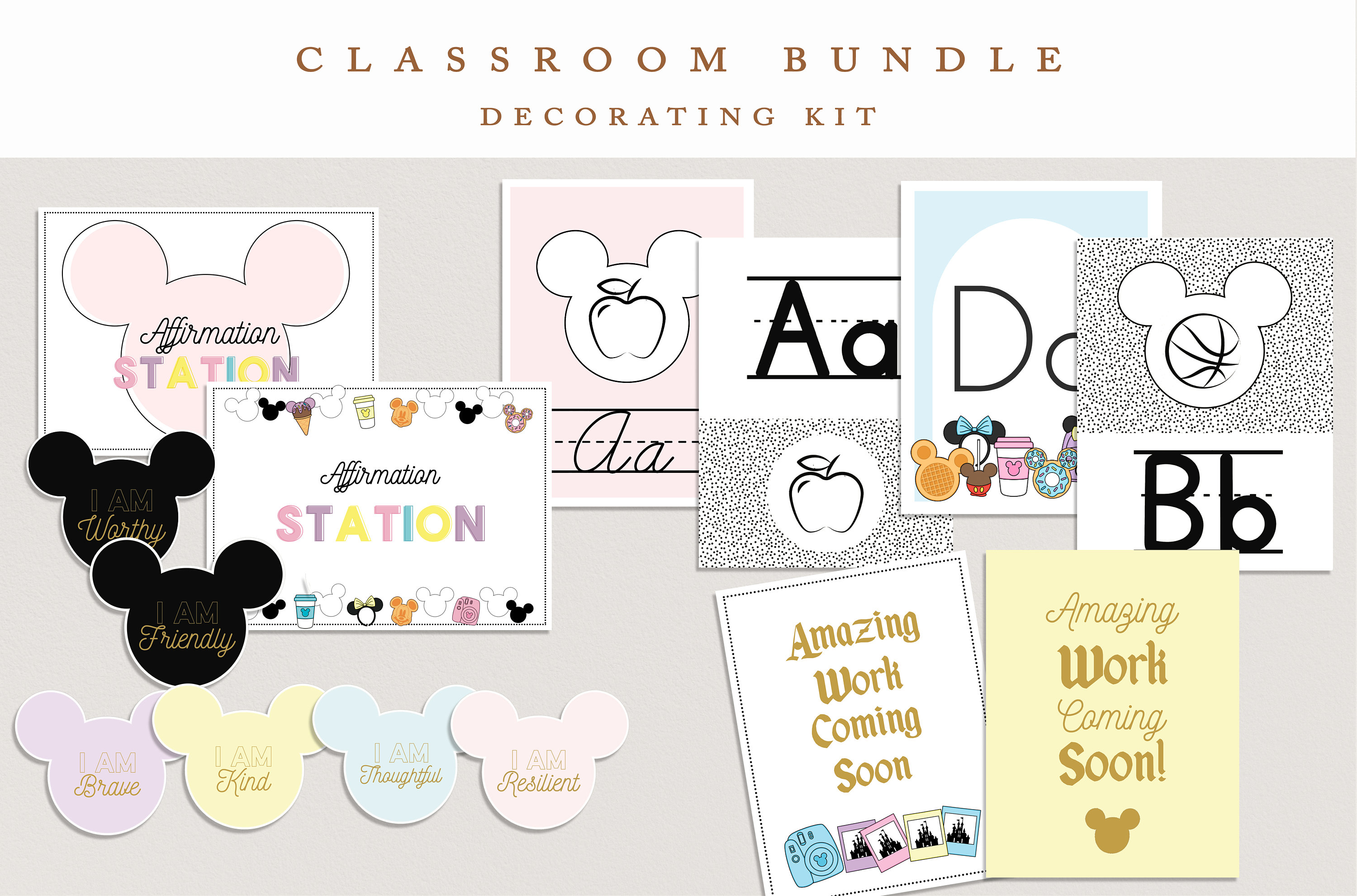 Magical Mouse Classroom Bundle, Mouse Classroom Decor | Boho Classroom ...