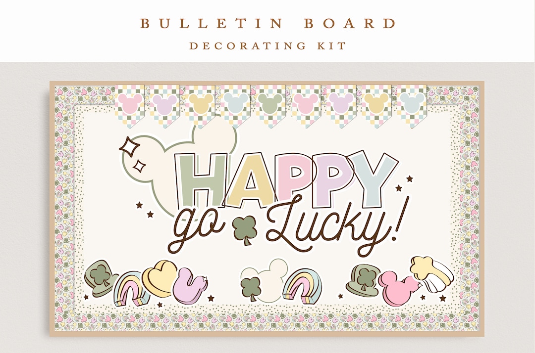 Magical Bulletin Board Kit, Mouse Classroom Decor | Retro Classroom ...