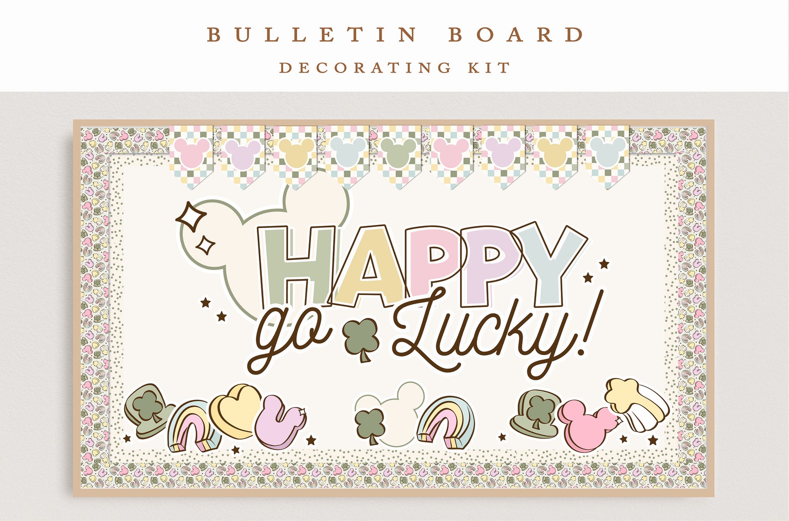Magical Bulletin Board Kit, Mouse Classroom Decor | Retro Classroom ...