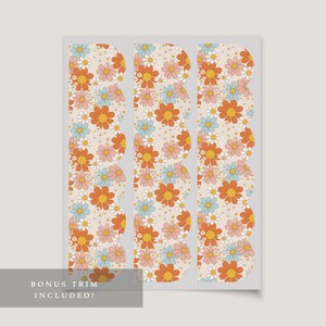 Boho Bulletin Board Kit, Retro Classroom Decor | Love Flowers Classroom ...