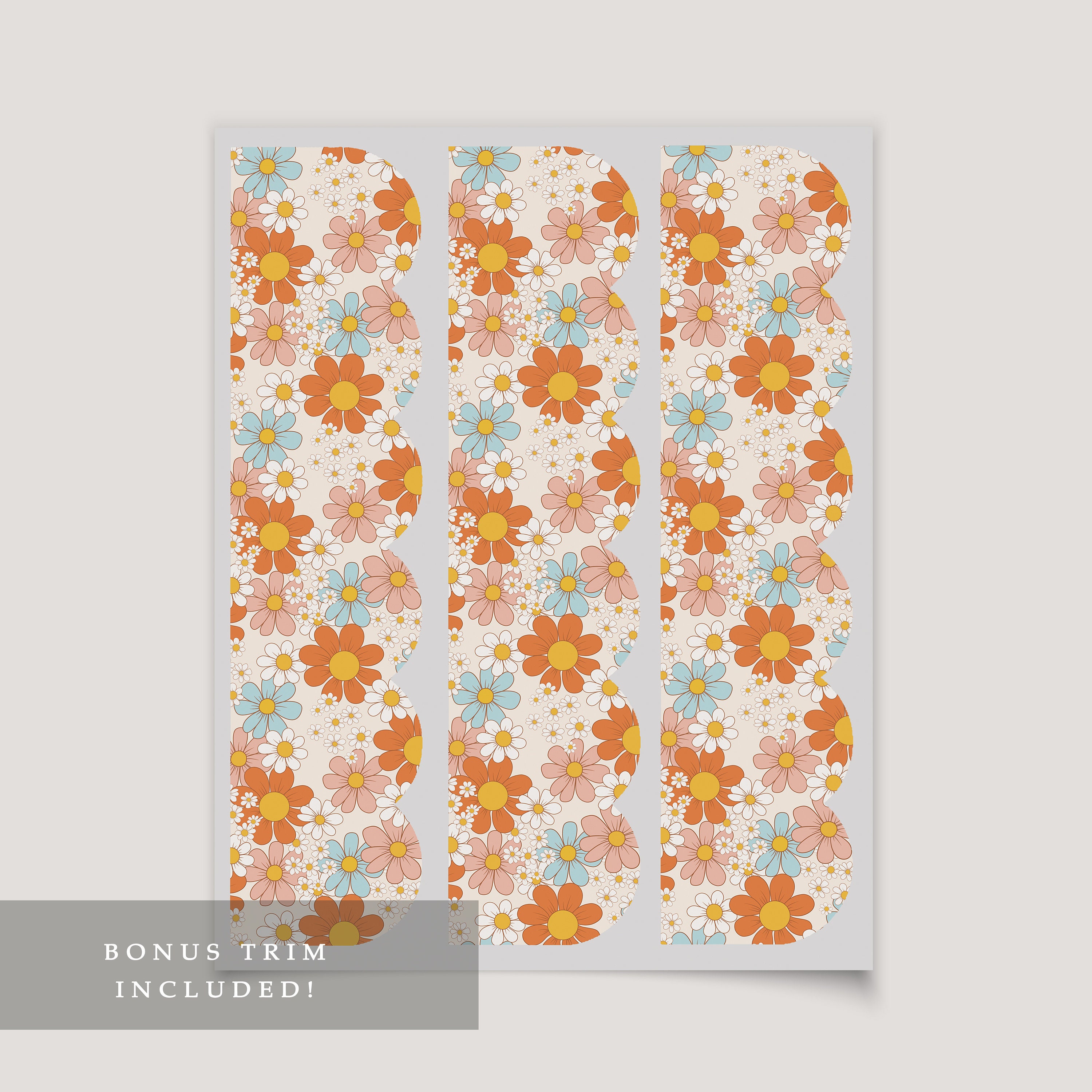 Boho Bulletin Board Kit Retro Classroom Decor Love Flowers - Etsy