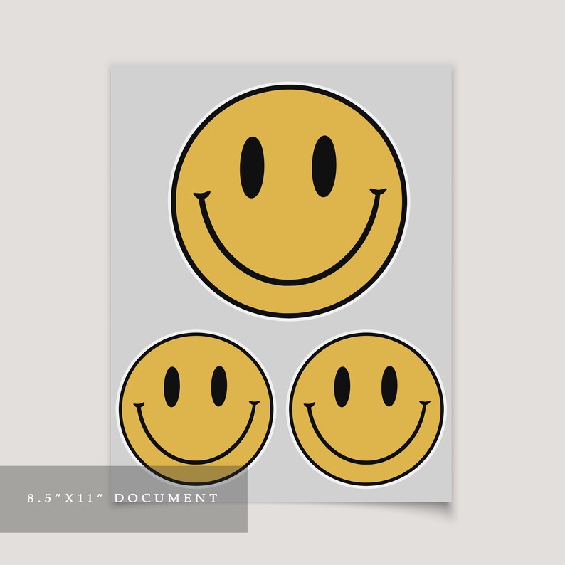 Smiley Face Bulletin Board Kit Smile Classroom Decor Happy - Etsy