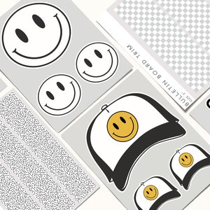 Smiley Face Bulletin Board Kit, Smile Classroom Decor | Happy Dude ...