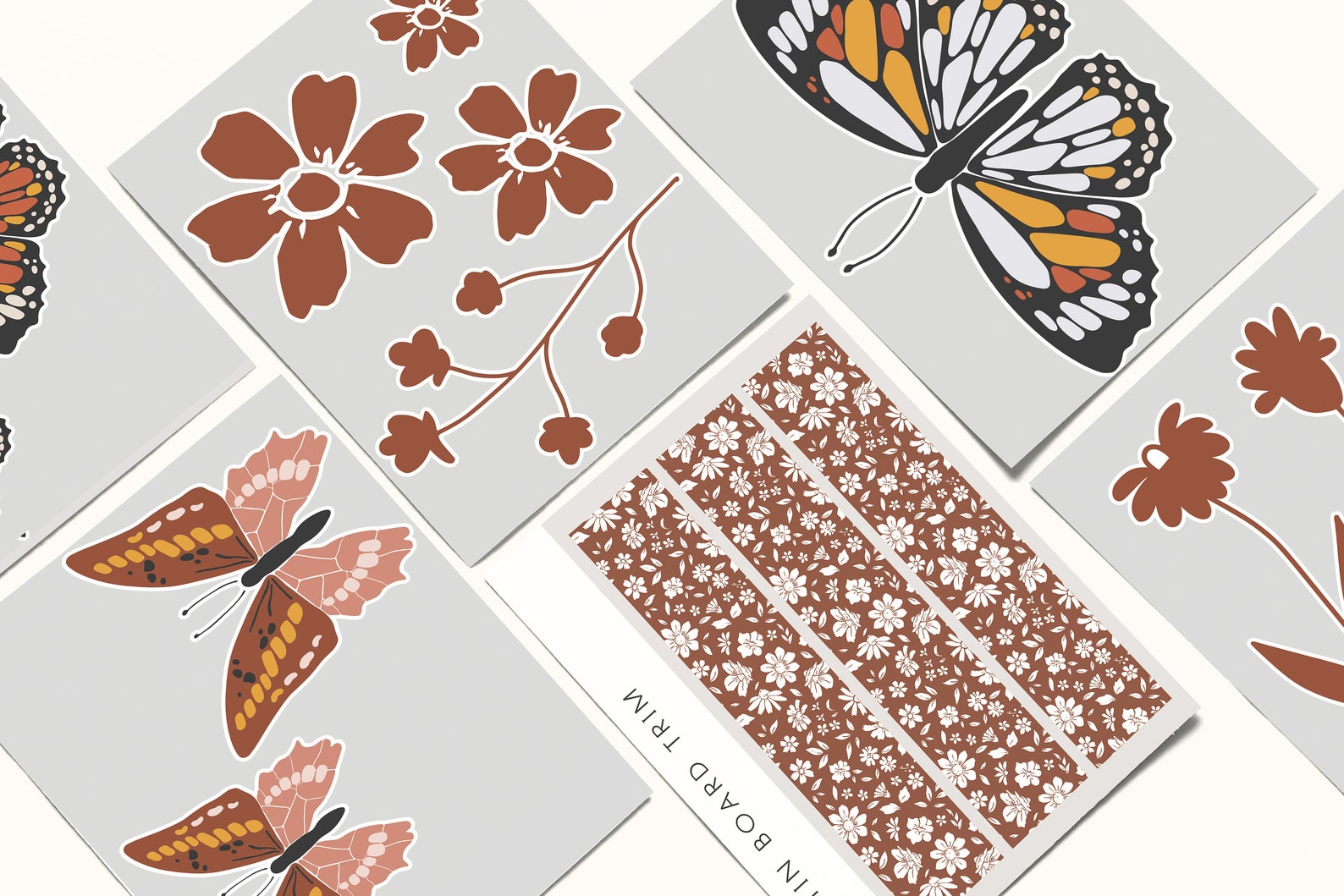 Butterfly Bulletin Board Kit Retro Classroom Decor - Etsy