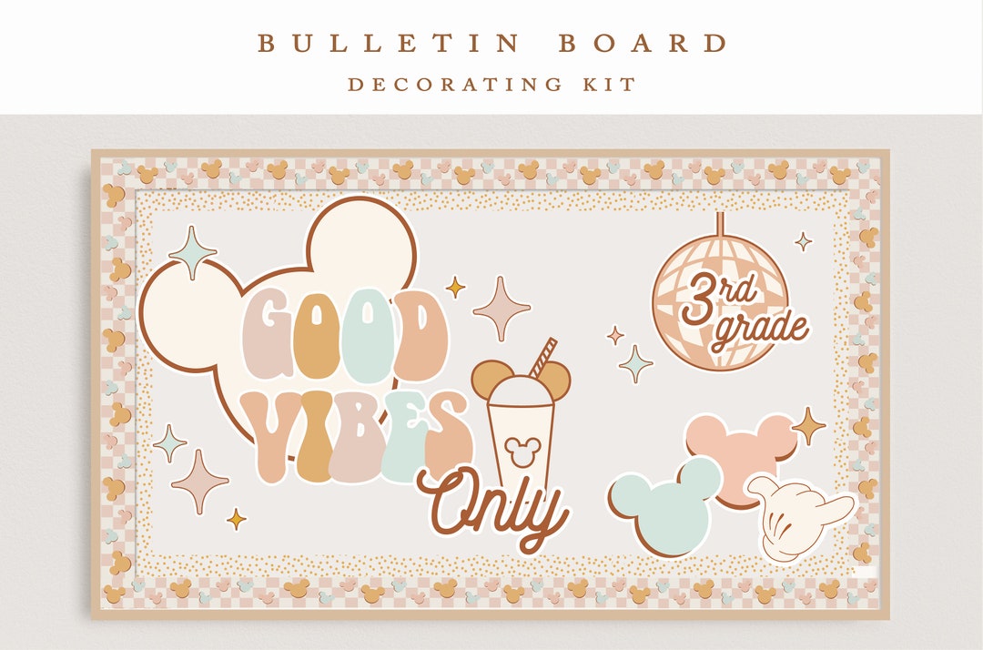 Magical Bulletin Board Kit, Mouse Classroom Decor | Retro Classroom ...