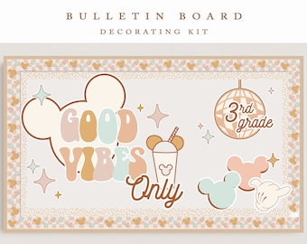 Magical Bulletin Board Kit, Mouse Classroom Decor | Boho Classroom - Etsy