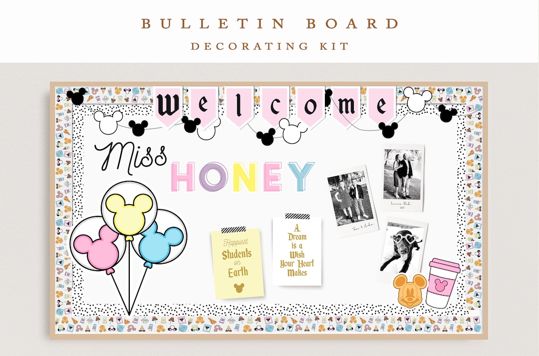 Magical Bulletin Board Kit, Mouse Classroom Decor | Boho Classroom - Etsy