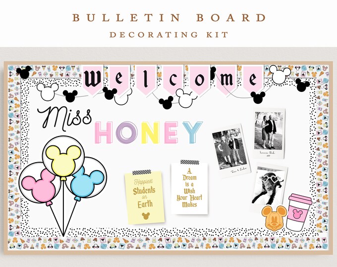 Magical Bulletin Board Kit, Mouse Classroom Decor | Boho Classroom - Etsy