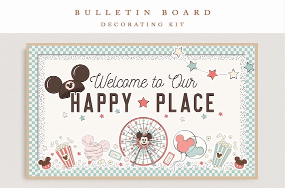 Classroom Door Decor LioNergy Magical Mouse Bulletin Board Kit ...