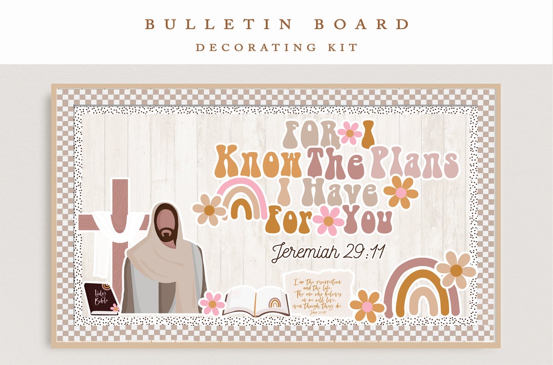Primary – New Testament – Bulletin Board Kit, Church Decor | Easter ...