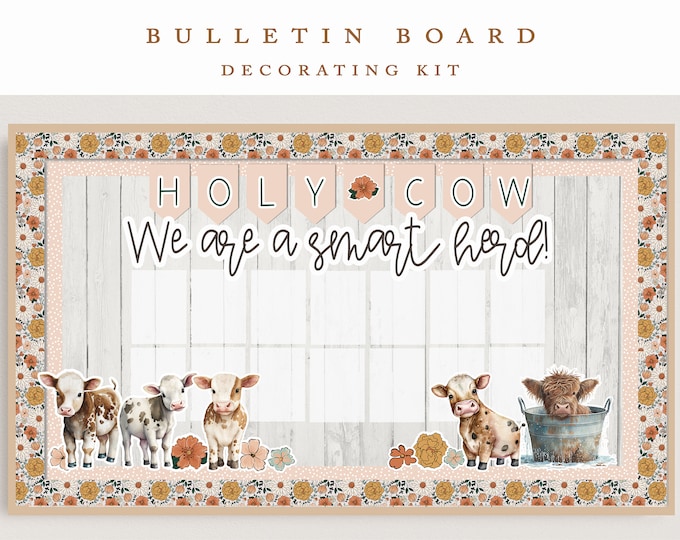 Cow Print Classroom Newsletter Bundle: Digital, Editable, Printable ...