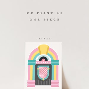 50's Diner Retro Bulletin Board Kit, 50's Decor | Retro Bulletin Board ...