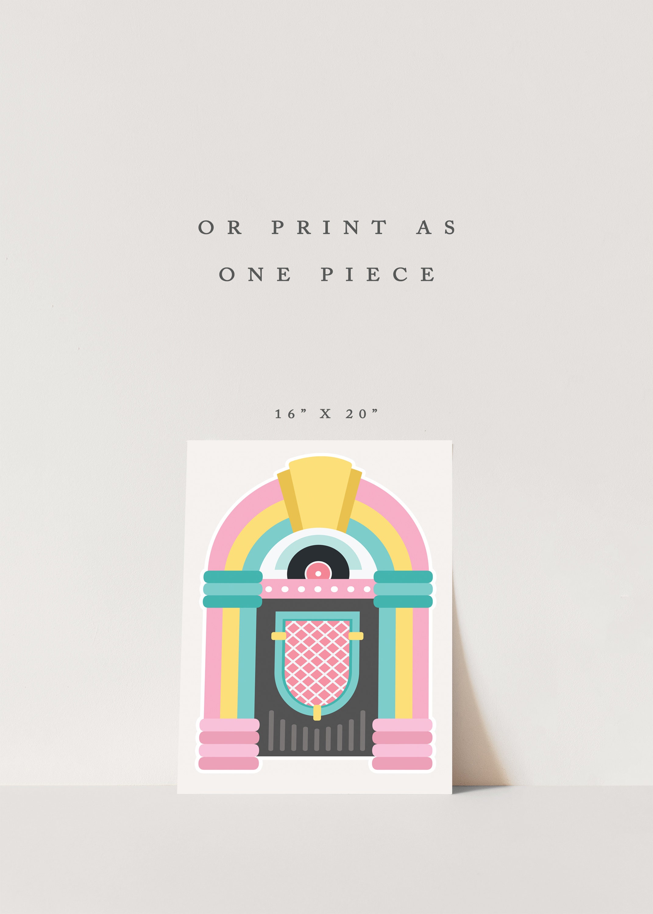 50's Diner Retro Bulletin Board Kit, 50's Decor | Retro Bulletin Board ...