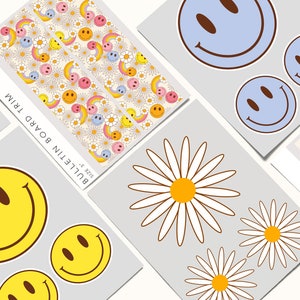 Boho Bulletin Board Kit, Retro Classroom Decor | Groovy Classroom ...