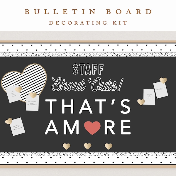 Staff Shout Out Bulletin Board - Etsy