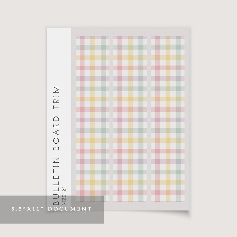 Easter Bunny Bulletin Board Kit Pastel Bulletin Board Kit - Etsy