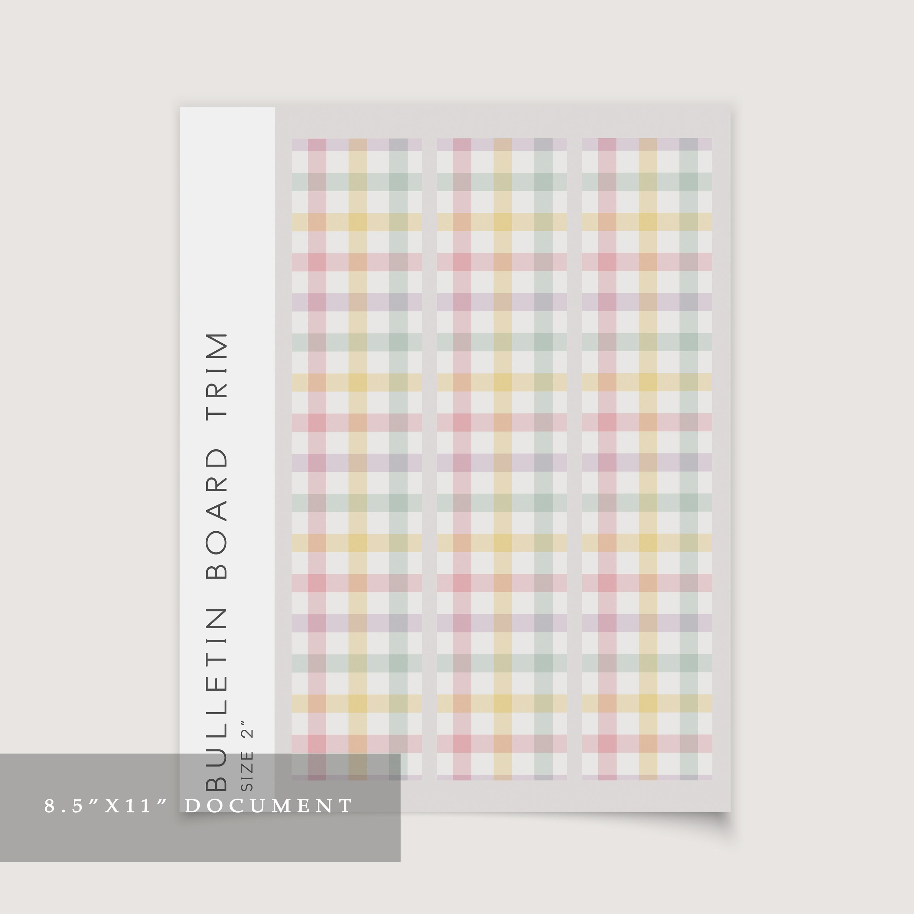 Easter Bunny Bulletin Board Kit Pastel Bulletin Board Kit - Etsy