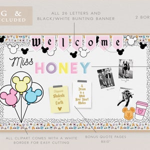 Magical Bulletin Board Kit, Mouse Classroom Decor | Boho Classroom - Etsy