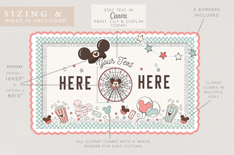 Magical Mouse Bulletin Board Kit, Mouse Classroom Decor | Retro ...