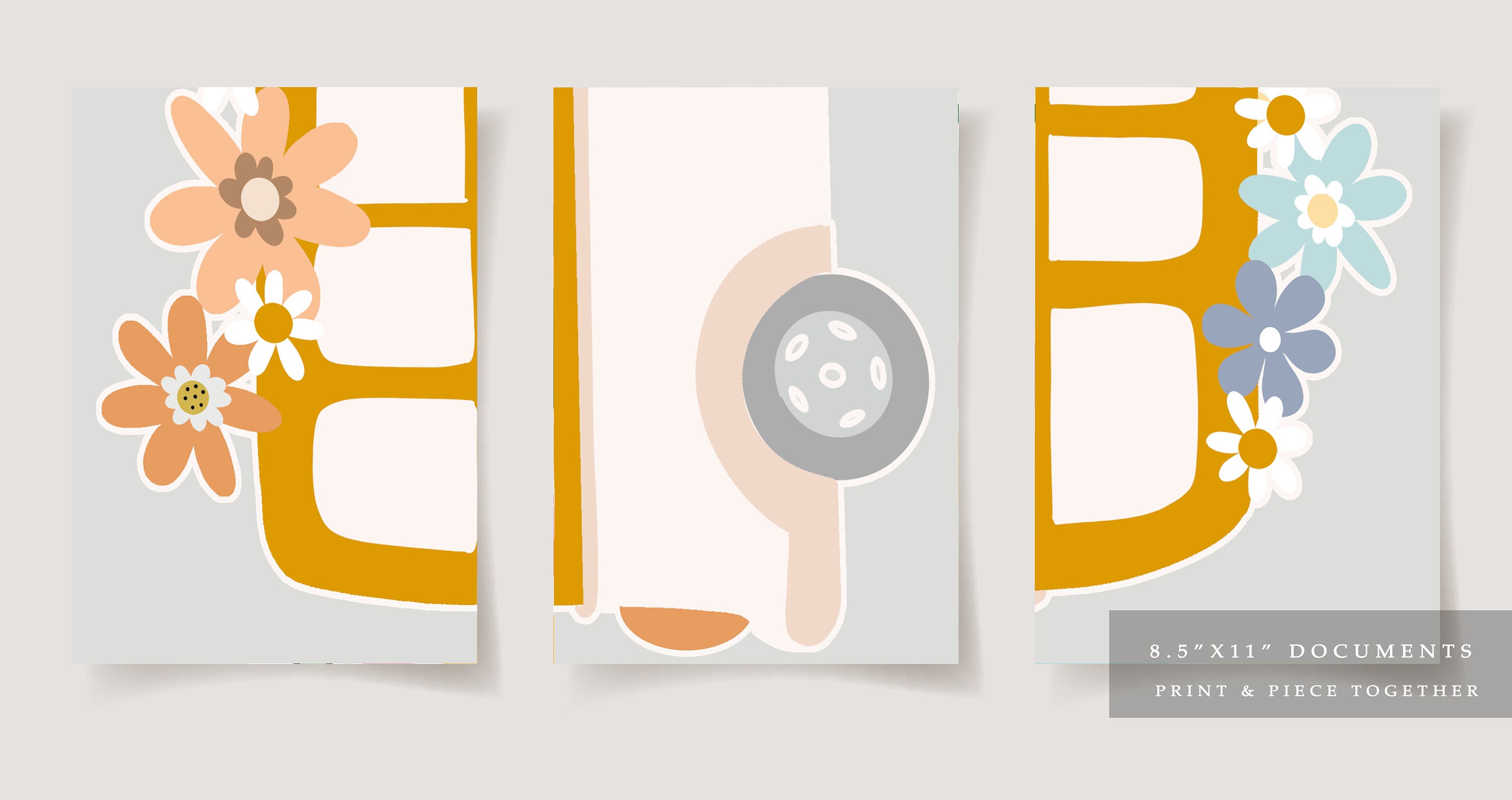 Boho Bulletin Board Kit Retro Classroom Decor Groovy - Etsy