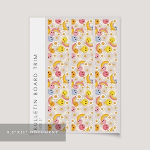 Boho Bulletin Board Kit, Retro Classroom Decor | Groovy Classroom ...