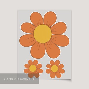 Boho Bulletin Board Kit, Retro Classroom Decor | Love Flowers Classroom ...