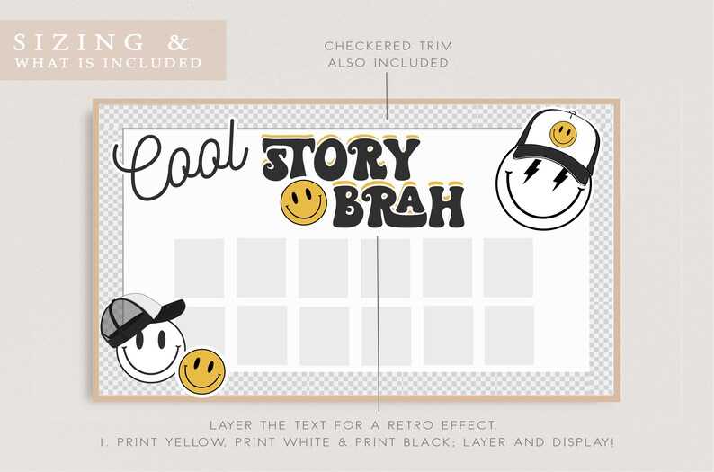 Smiley Face Bulletin Board Kit Smile Classroom Decor Happy - Etsy