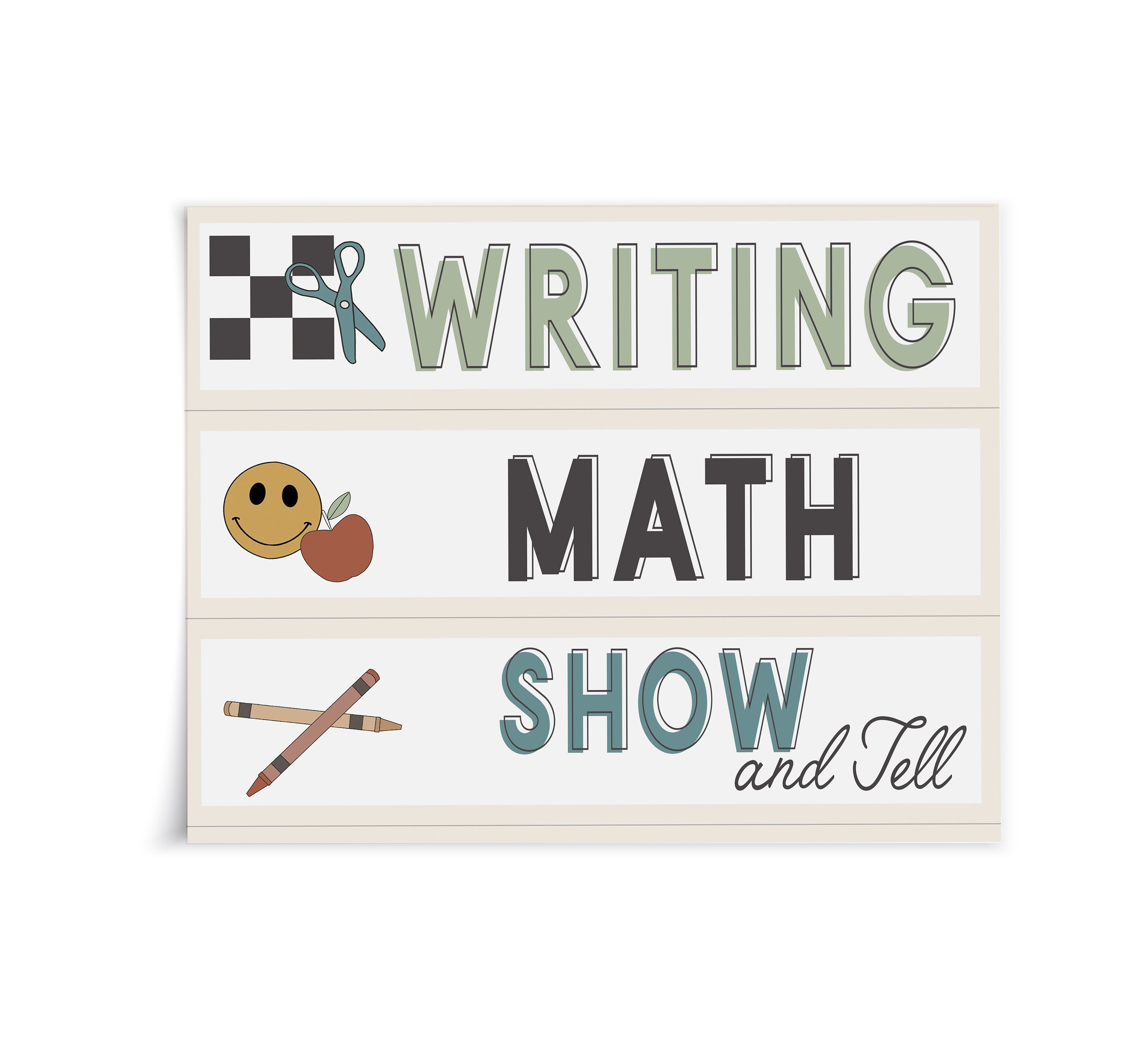 Visual Timetable | Editable | Retro | Boho | Classroom Decor - Etsy