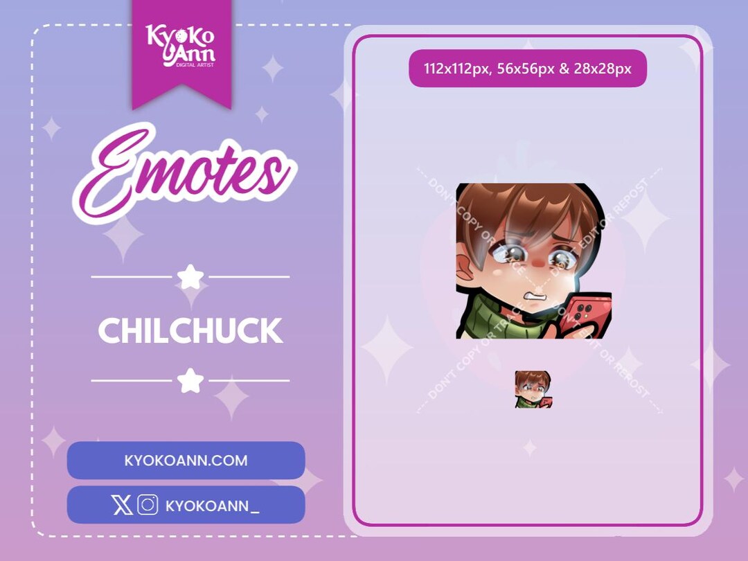 Chilchuck Phone Meme Emote Dungeon Meshi Twitch Emotes Subs Bits Stream ...