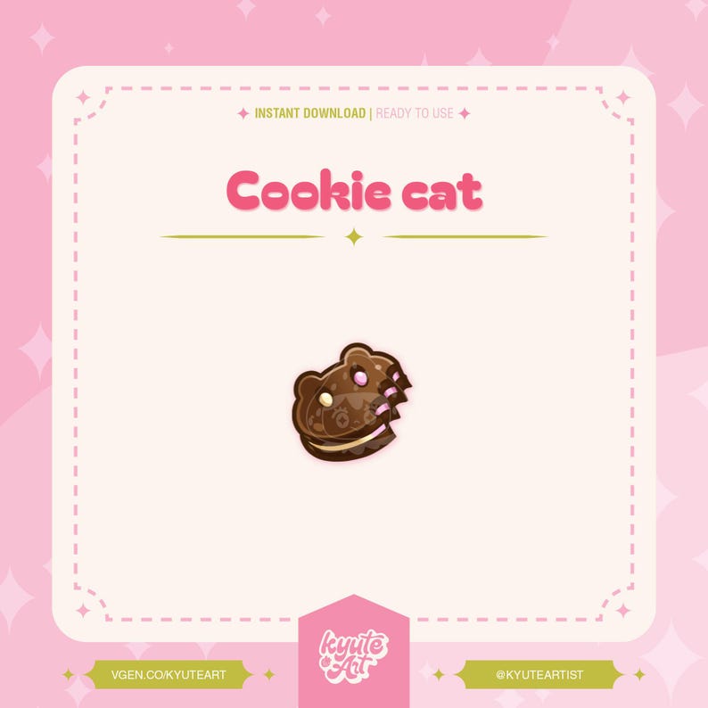 Cookie Cat Channel Points | Twitch | Food | Cookie | Cat | Cookiecat | Yummy | Coin | Stream ...