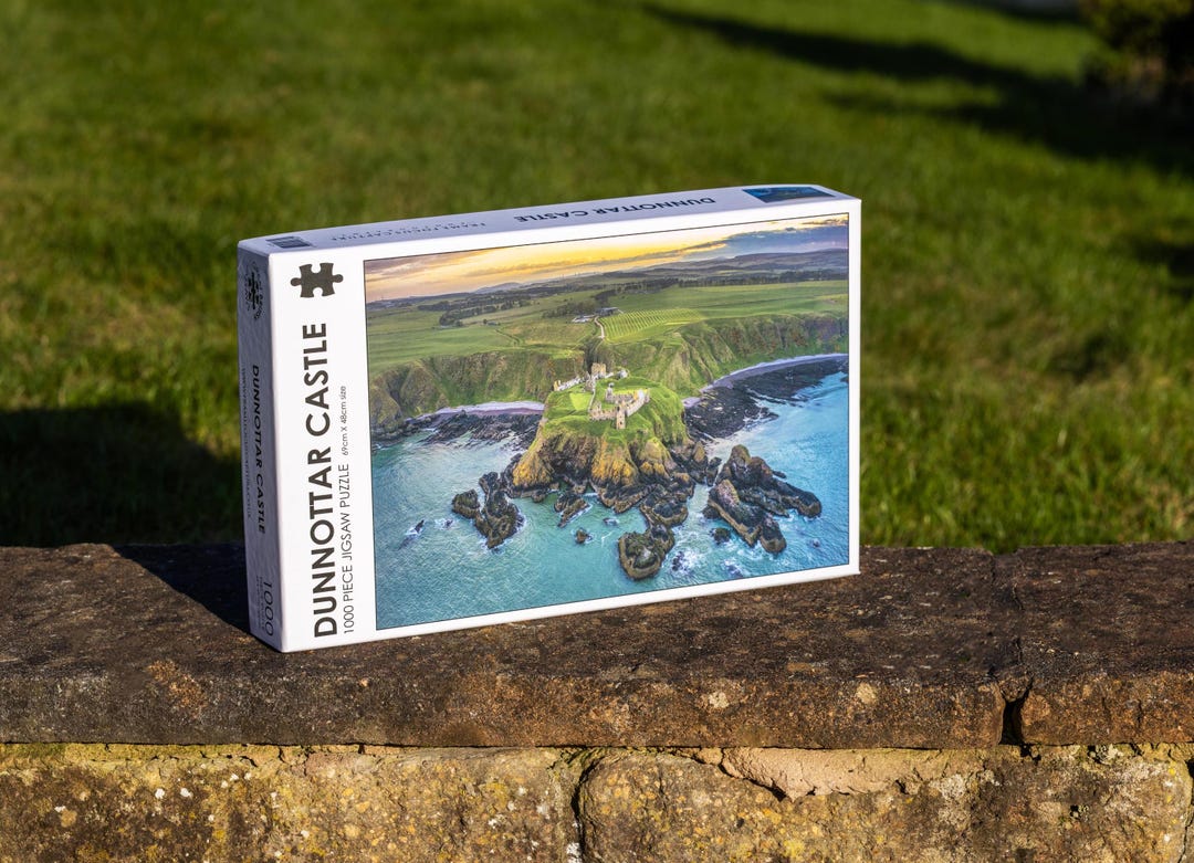 Dunnottar Castle 1000 Piece Jigsaw Puzzle - Scotland Landscape Unique ...