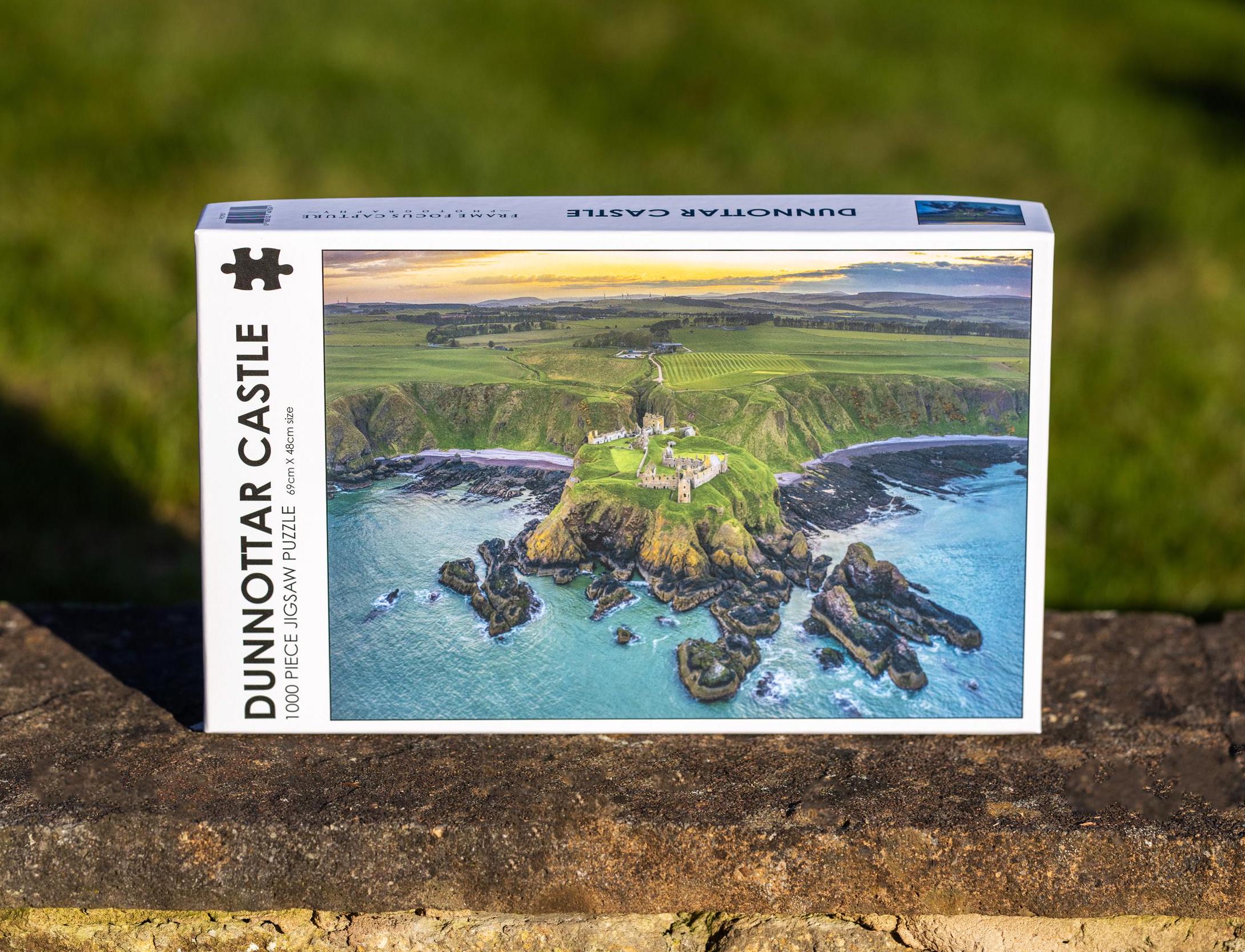 Dunnottar Castle 1000 Piece Jigsaw Puzzle - Scotland Landscape Scottish ...