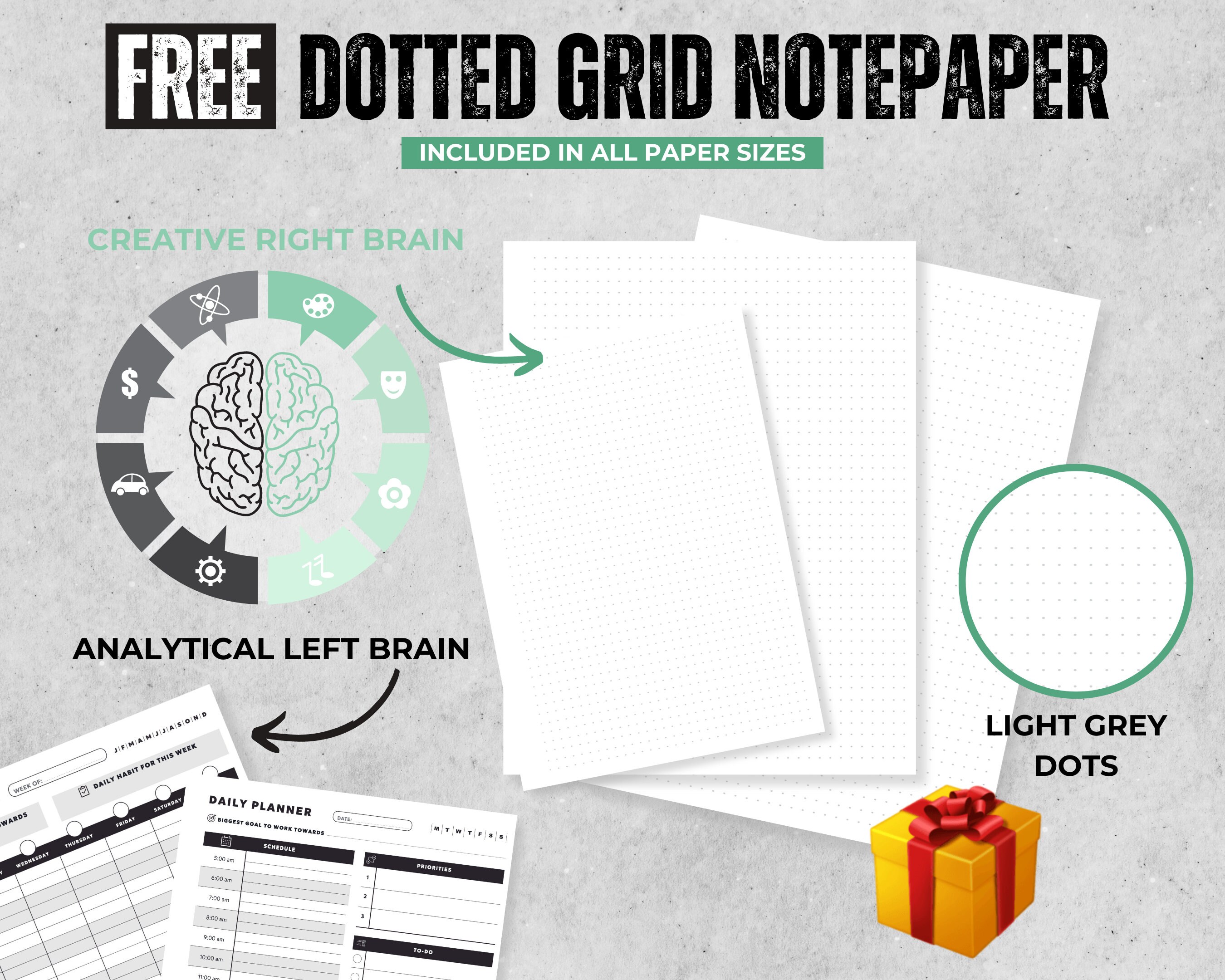 2-in-1 Printable Men’s Daily + Weekly Planner - Best Hourly Day & Week ...