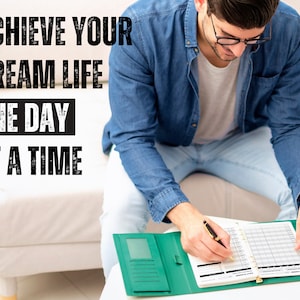 2-in-1 Printable Men’s Daily + Weekly Planner - Best Hourly Day & Week ...