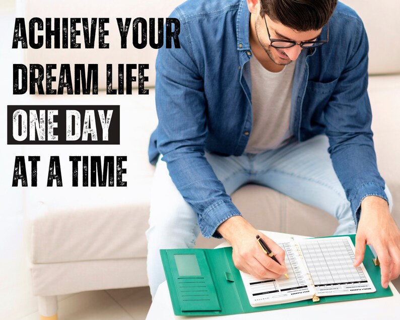 2-in-1 Printable Men’s Daily + Weekly Planner - Best Hourly Day & Week ...